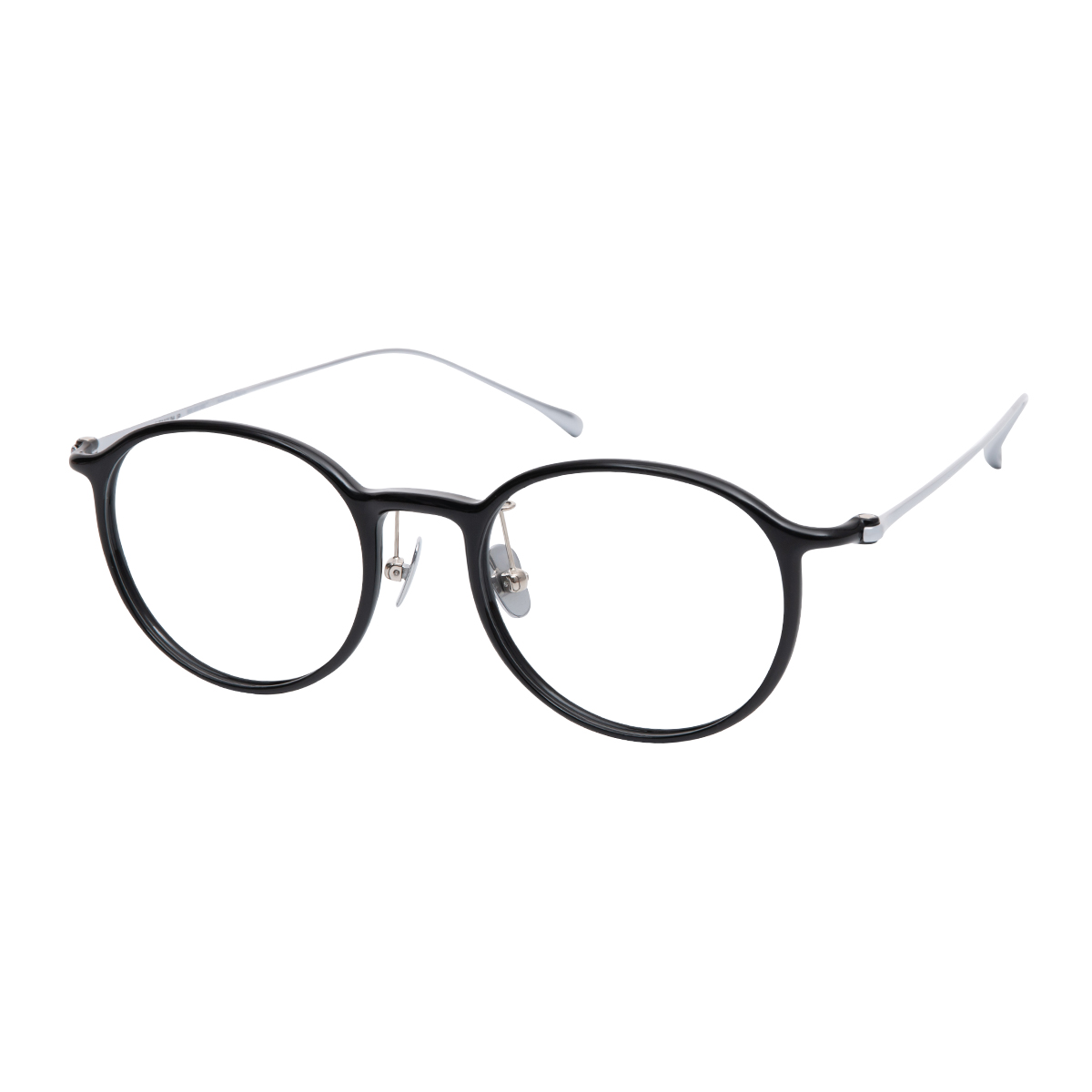 Round Black Eyeglasses