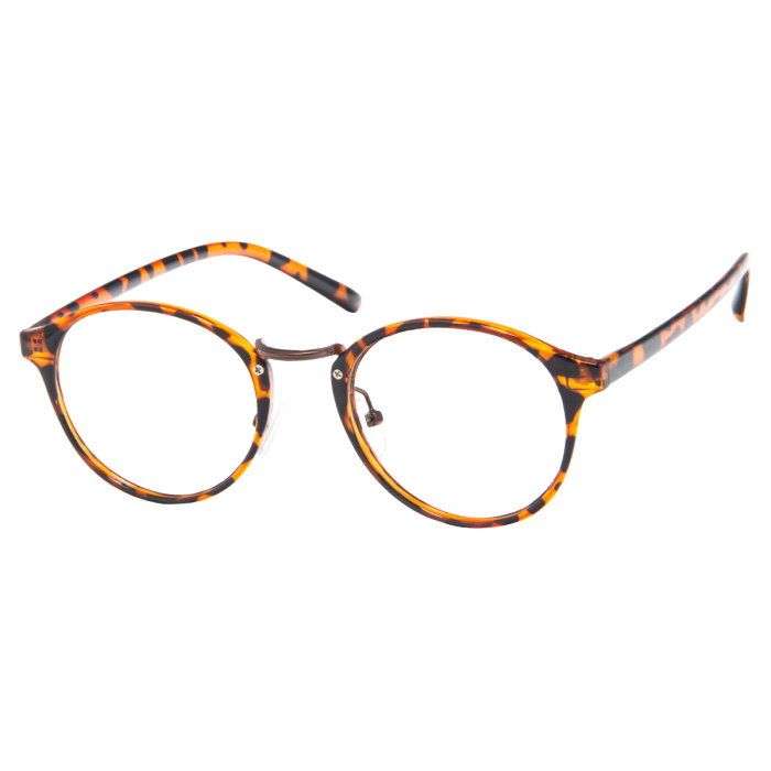 Round Tortoiseshell Eyeglasses