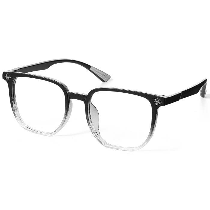 Square Black/Clear Eyeglasses