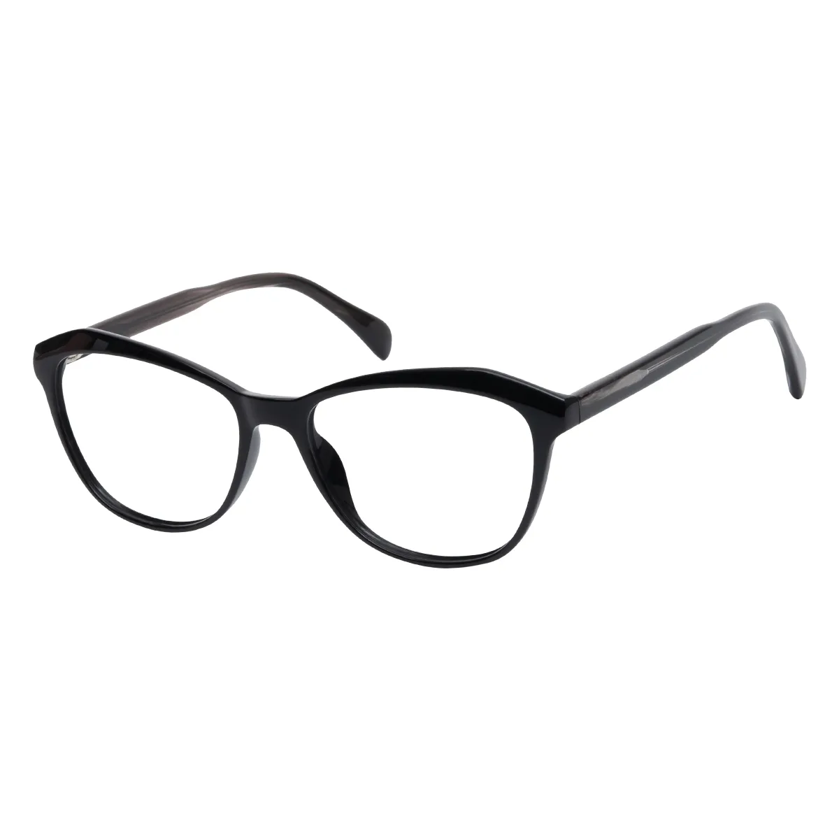 Elise Cat Eye Black Glasses For Women Efe